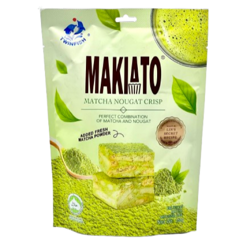 Makiato Nougat Crisp 150g (Matcha)